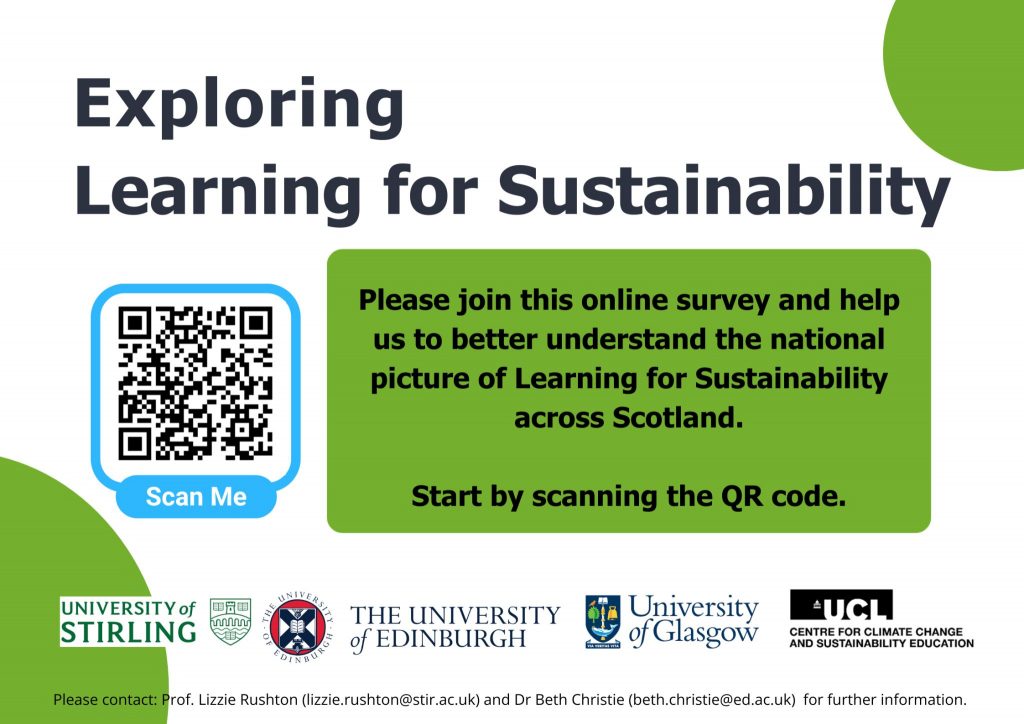 Educators! Have your say on Learning for Sustainability in Scotland ...